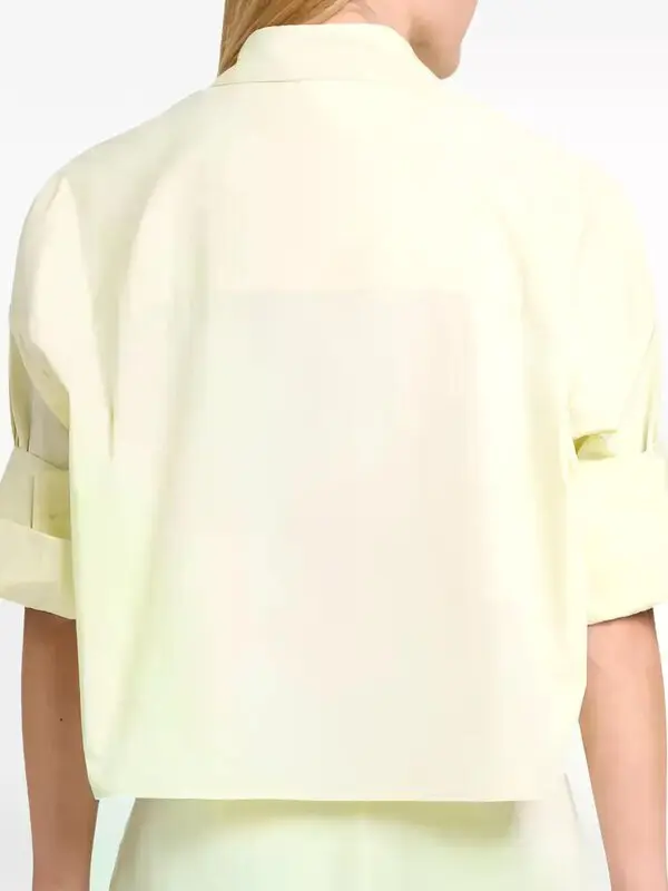 TWP Next Ex Cropped Linen Shirt
