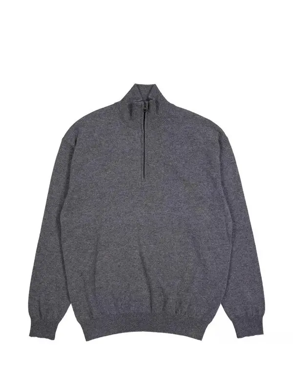 LISA YANG Quarter-zip Knitted Sweater