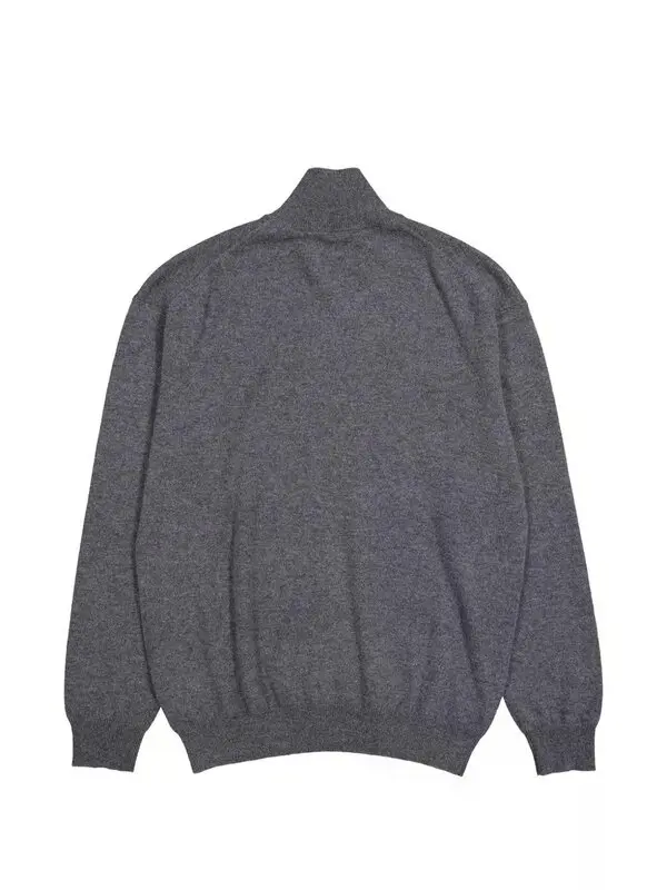 LISA YANG Quarter-zip Knitted Sweater