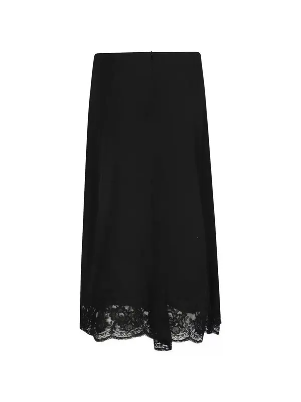 P.a.r.o.s.h Lace-trim Midi Skirt
