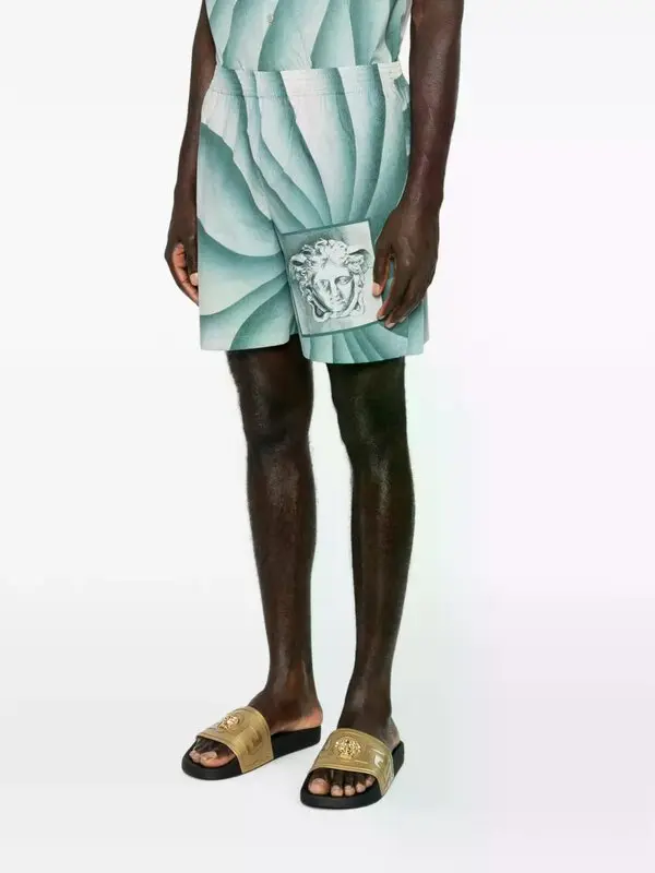 Versace The Vortex Medusa-print Shorts