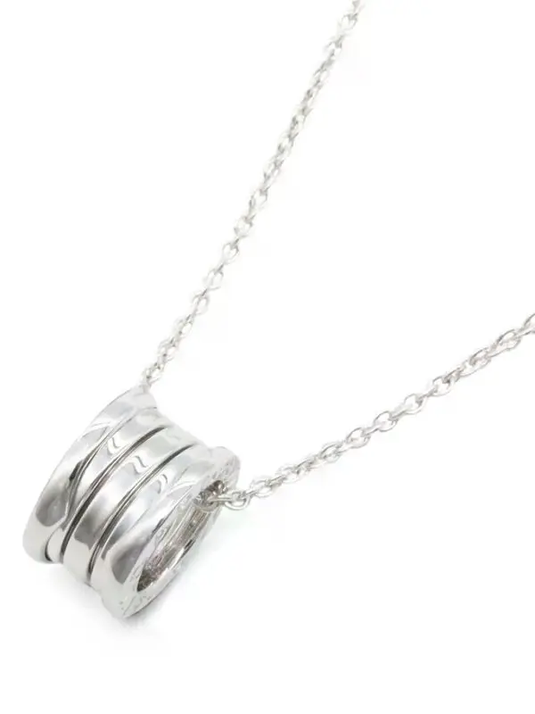 BVLGARI 2010s B-zero1 Pendant Necklace - Silver