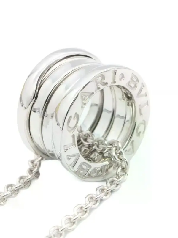 BVLGARI 18k White Gold B-zero1 Pendant Necklace