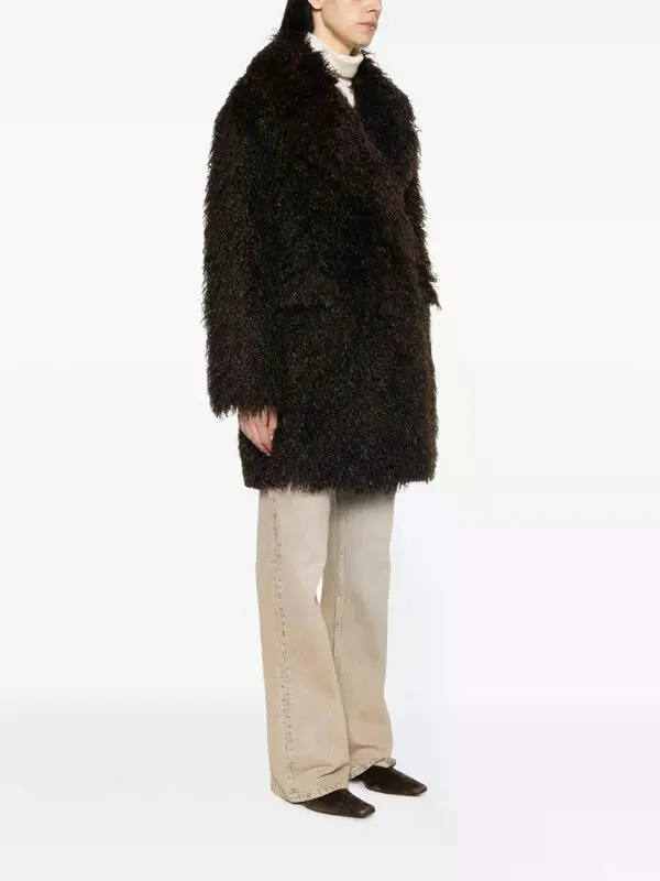 Tagliatore Bouclé-texture Double-breasted Coat