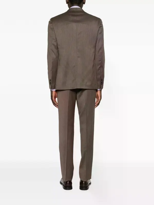 Tagliatore Peak-lapels Wool Suit