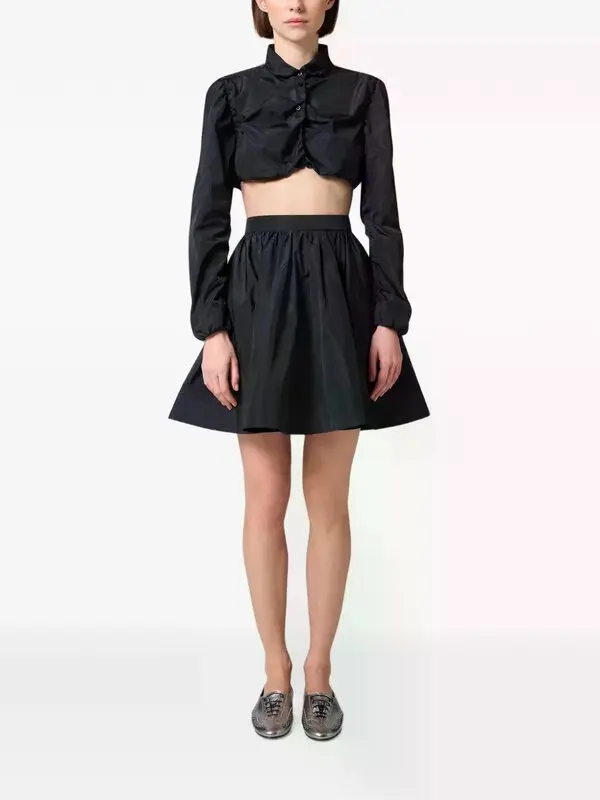 MSGM Pleated A-line Mini Skirt