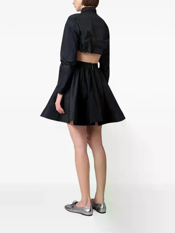 MSGM Pleated A-line Mini Skirt