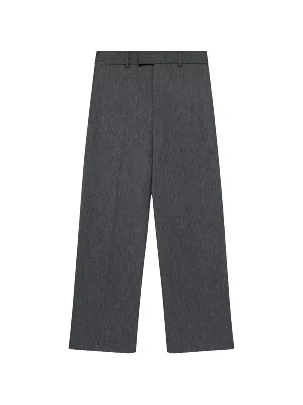 MSGM Pinstripe-pattern Pressed-crease Trousers