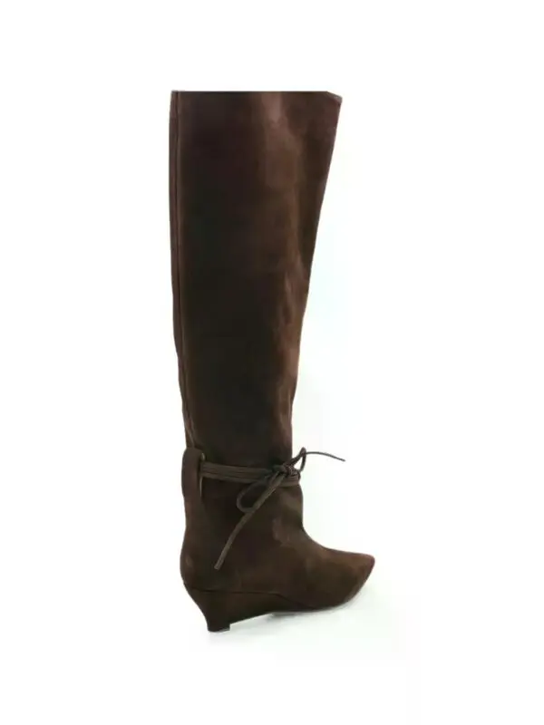 ODISSI Lace-up Wedge-heel Boots