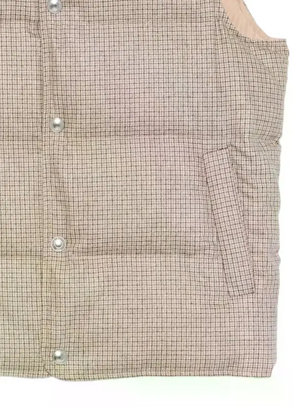 Eleventy Check-pattern Gilet