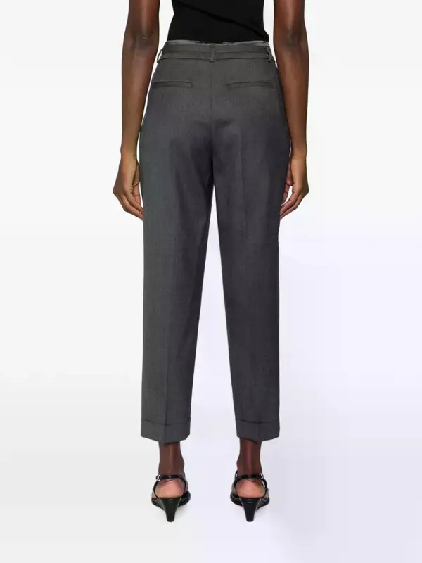 Peserico Pleated Belted Trousers