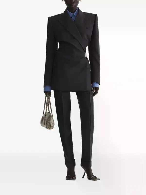 MUGLER Twisted Double Breasted Jacket