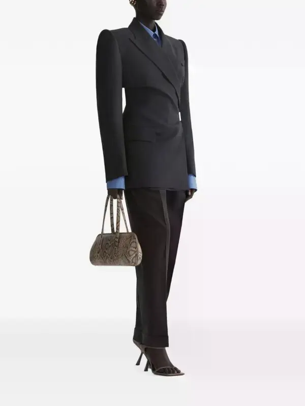 MUGLER Twisted Double Breasted Jacket