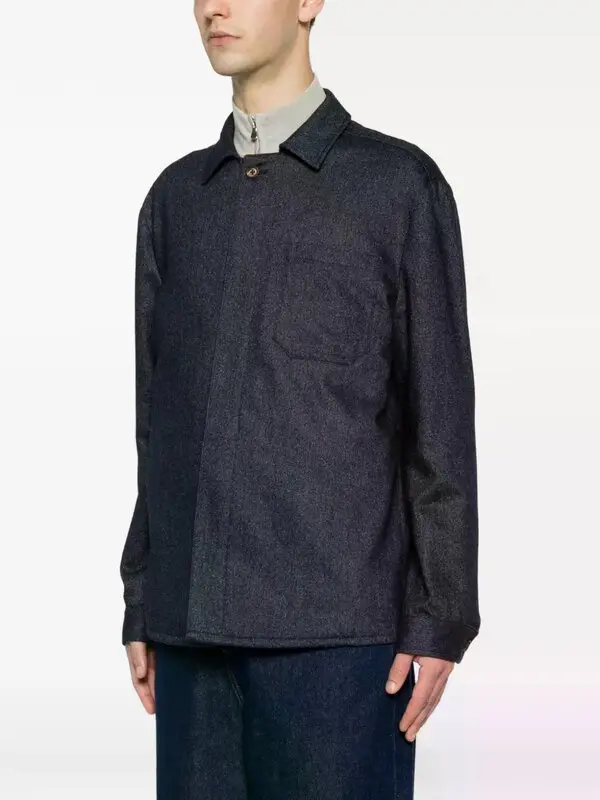 Eleventy Chest-pocket Shirt Jacket