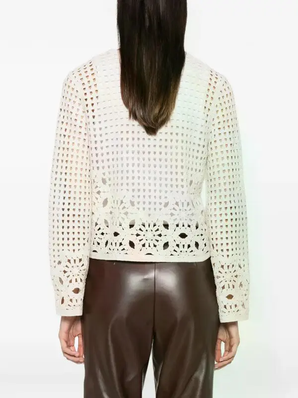 FRAME Postcard Crochet Cardigan