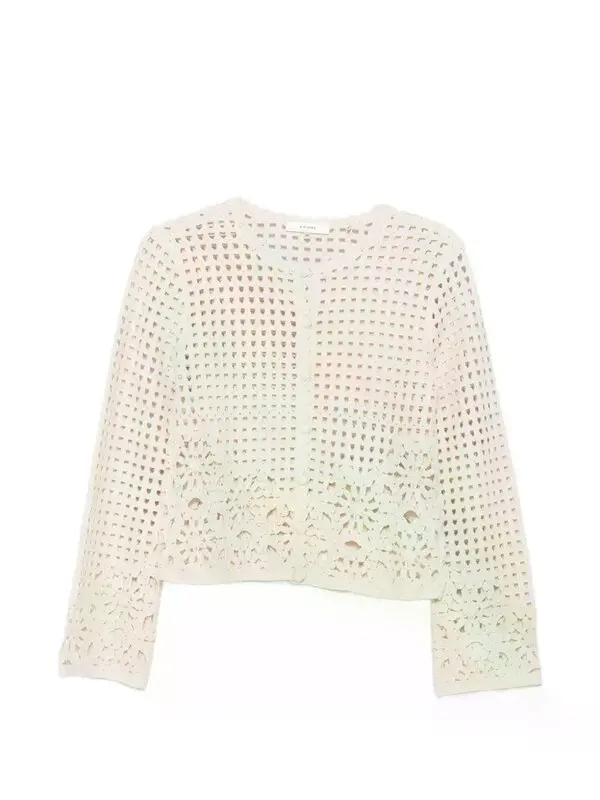 FRAME Postcard Crochet Cardigan
