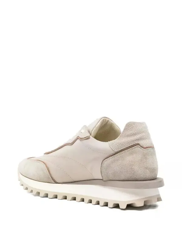 Eleventy Panelled Ridged-sole Sneakers