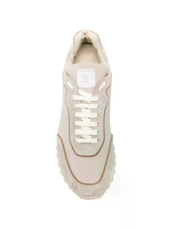 Eleventy Panelled Ridged-sole Sneakers