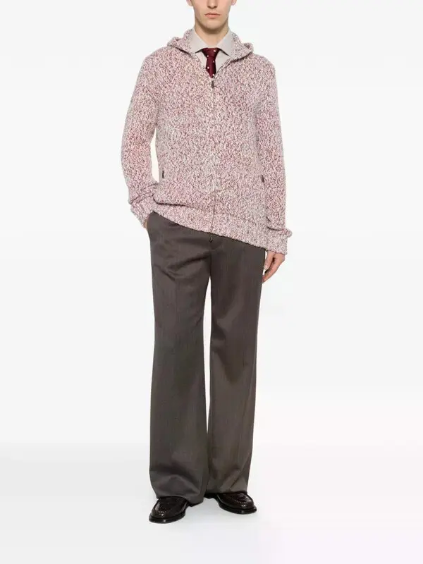 Eleventy Zip-up Hood Cardigan