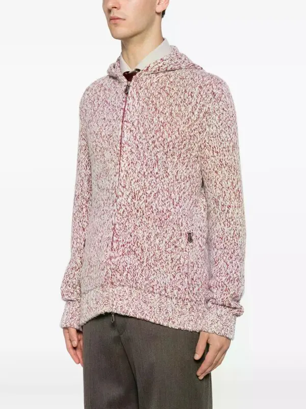 Eleventy Zip-up Hood Cardigan