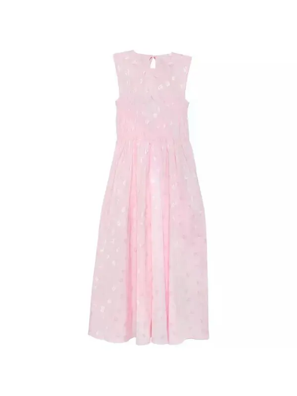 Cecilie Bahnsen Christy Floral-jacquard Dress - Pink