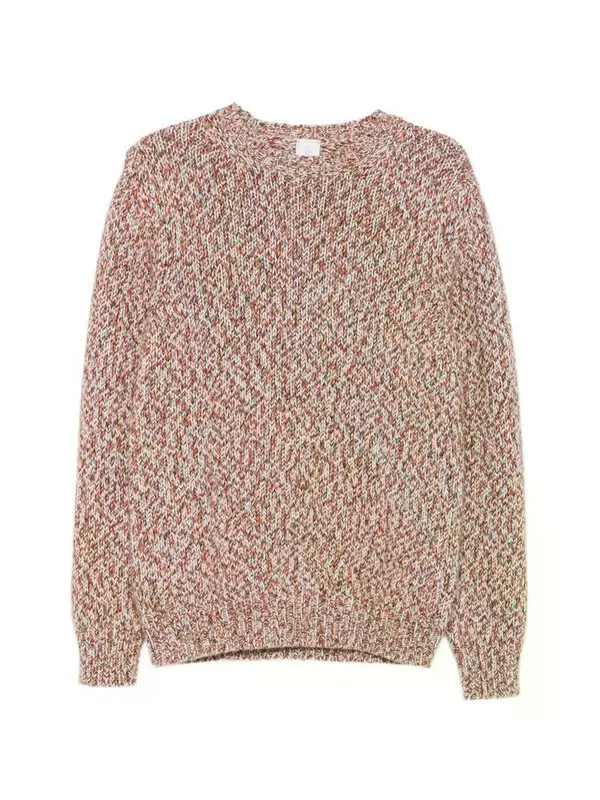 Eleventy Long-sleeve Crew Neck Sweater - Orange
