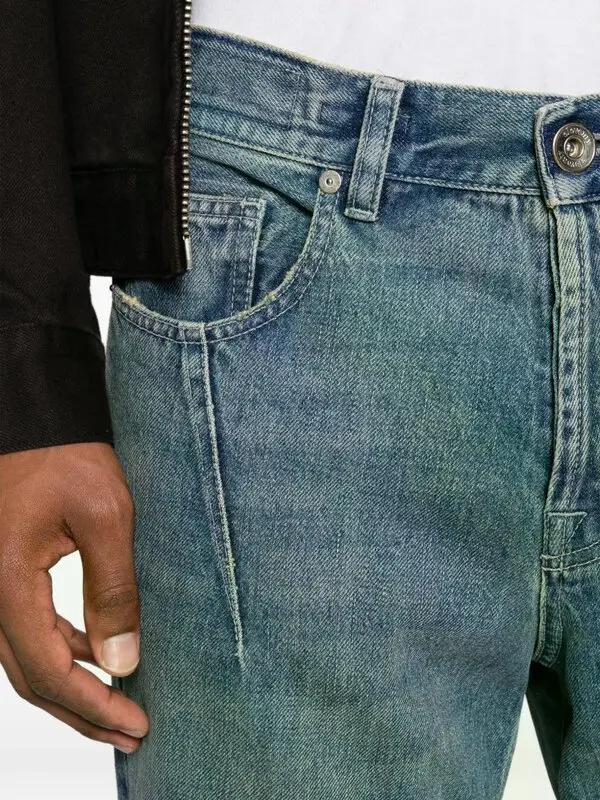 Eleventy Panelled Button Jeans