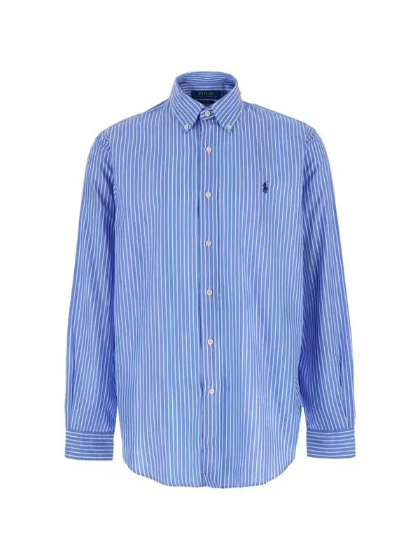 Polo Ralph Lauren Vertical-stripe Cotton Shirt - Blue