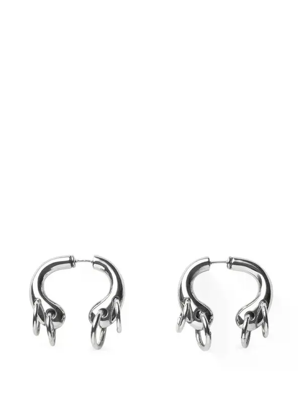 PANCONESI Helix Hoop Earrings - Silver