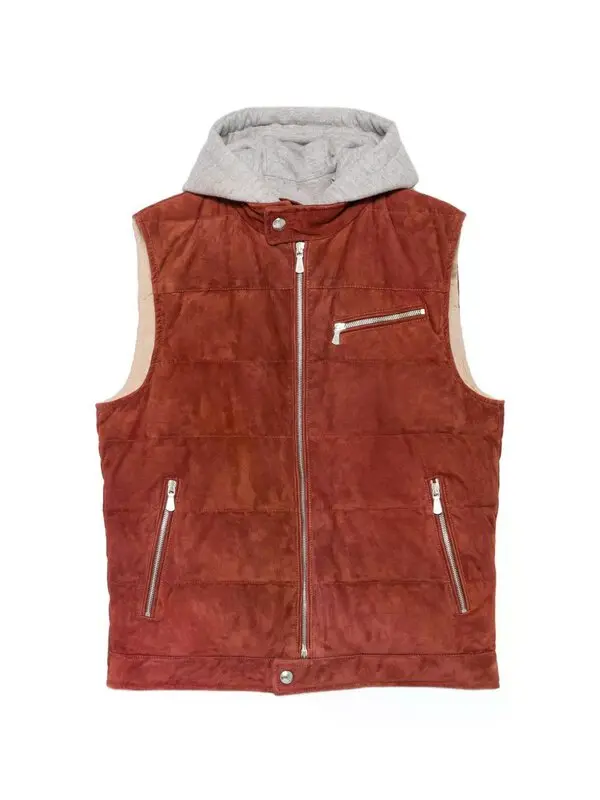 Eleventy Suede Gilet