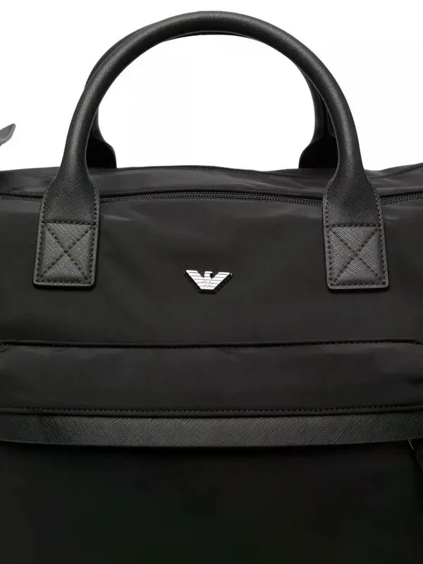 Emporio Armani Logo Plaque Holdall