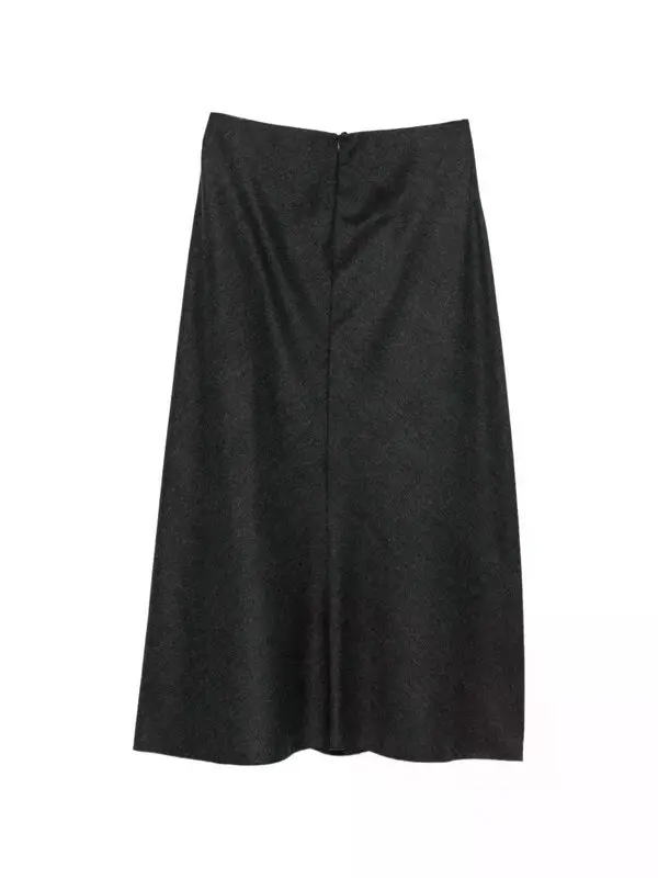 Giorgio Armani Asymmetric Draped Midi Skirt