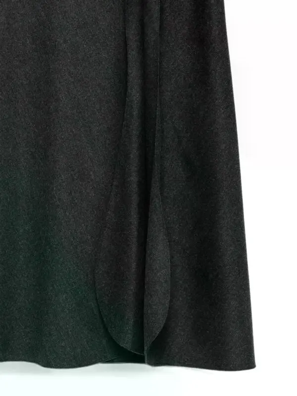 Giorgio Armani Asymmetric Draped Midi Skirt