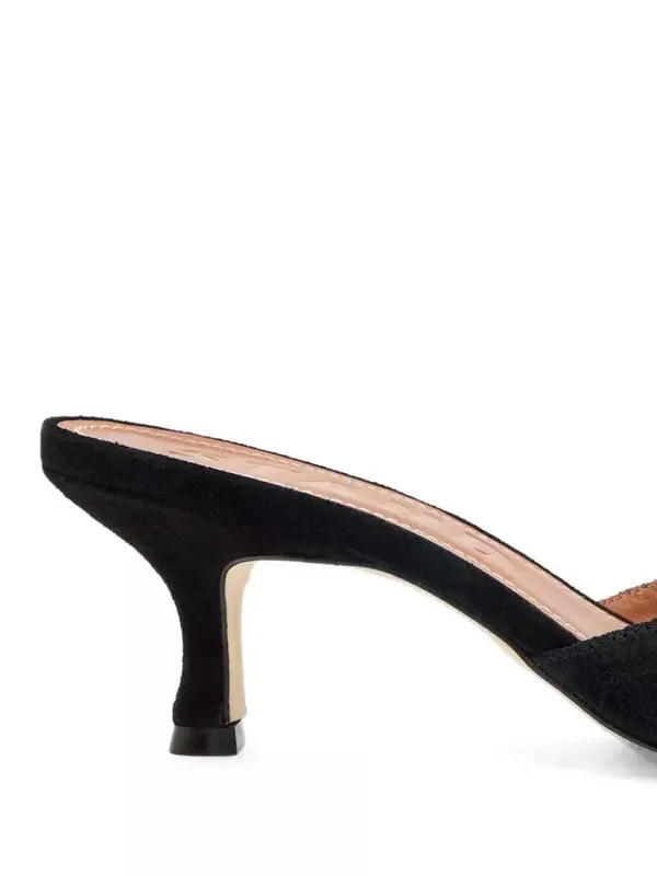 Staud Brigitte Peep-toe Sandals - Black