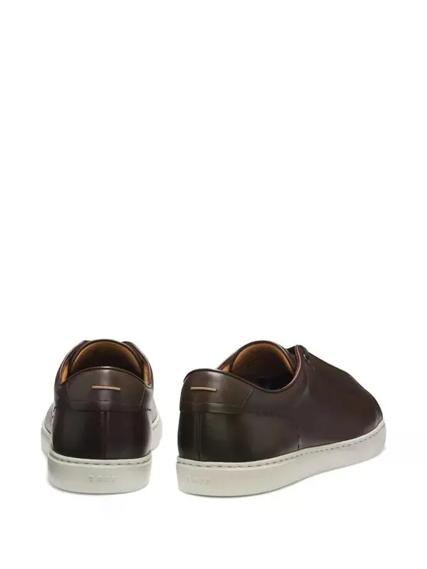 BOSS Gary Brushed Leather Sneakers