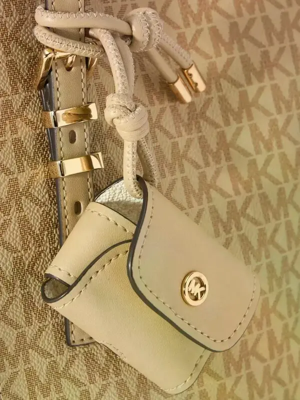 Michael Kors Monogram-print Striped Tote Bag