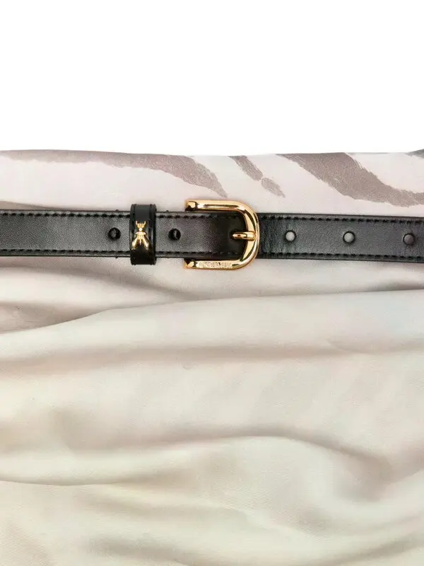Patrizia Pepe Zebra-print Leather Belt