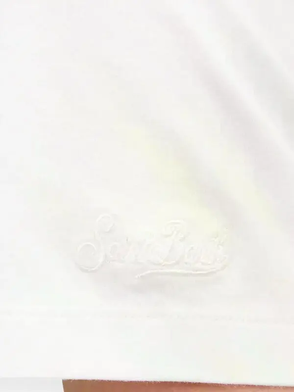 MC2 SAINT BARTH Embroidered Logo T-shirt