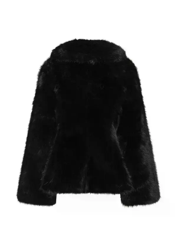 ROTATE BY BIRGER CHRISTENSEN Faux Fur Flared Jacket