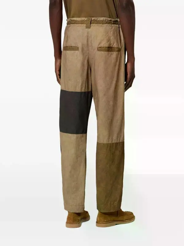 MARANT Patchwork Cotton Trousers