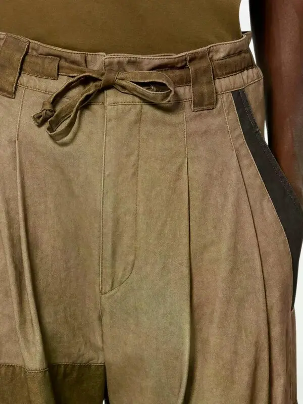 MARANT Patchwork Cotton Trousers