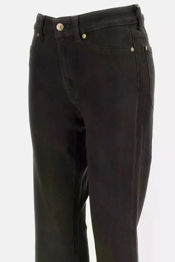 7 For All Mankind Button-fastening Flared-leg Jeans - Brown