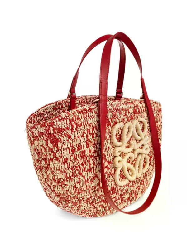 Loewe Eclipse Anagram Raffia Tote Bag