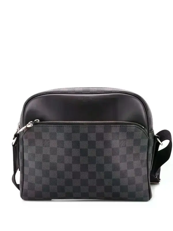 LOUIS VUITTON Damier Graphite Pm Reporter Bag - Black