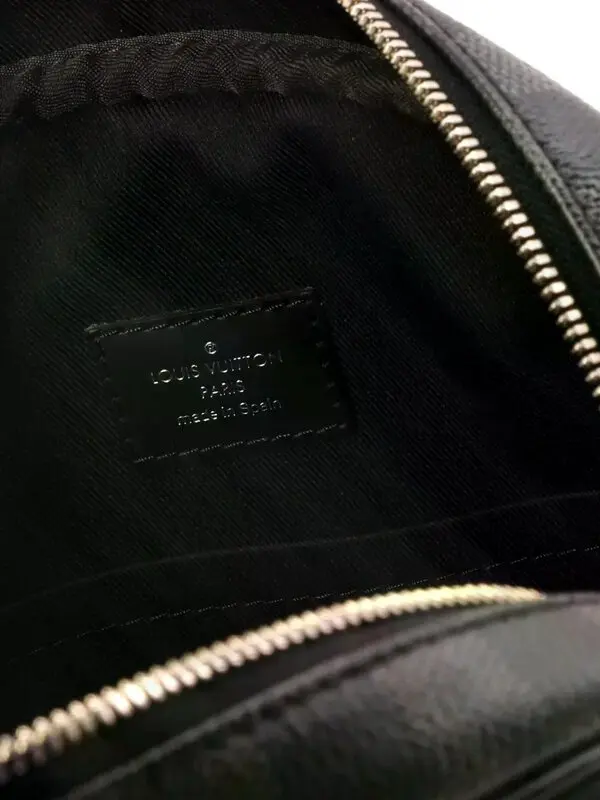 LOUIS VUITTON Damier Graphite Pm Reporter Bag - Black