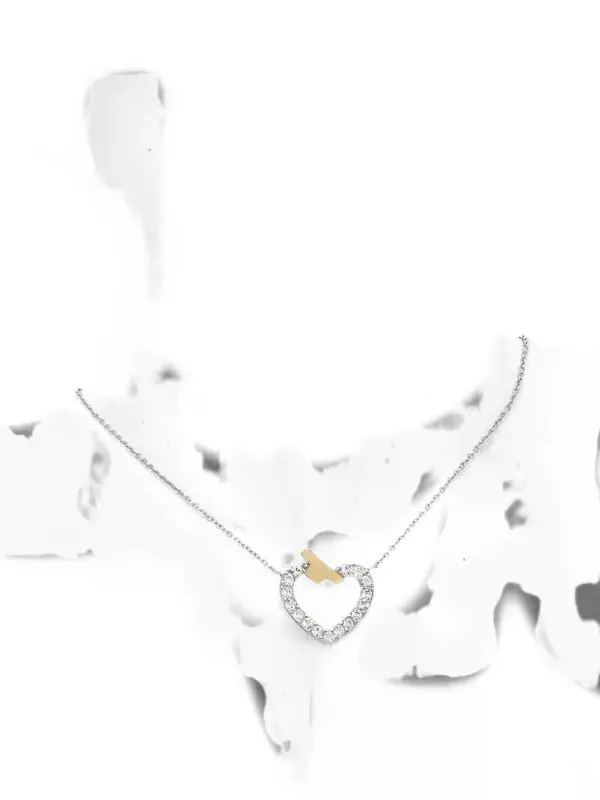TRUSSARDI Heart Embellished Necklace
