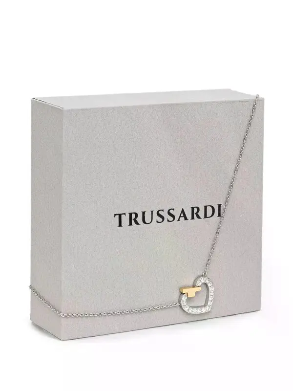 TRUSSARDI Heart Embellished Necklace