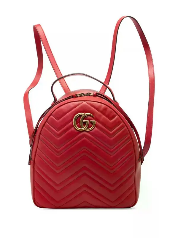 Gucci 2016-2026 Small Gg Marmont Matelasse Leather Backpack