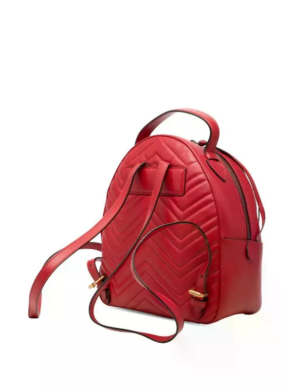 Gucci 2016-2026 Small Gg Marmont Matelasse Leather Backpack