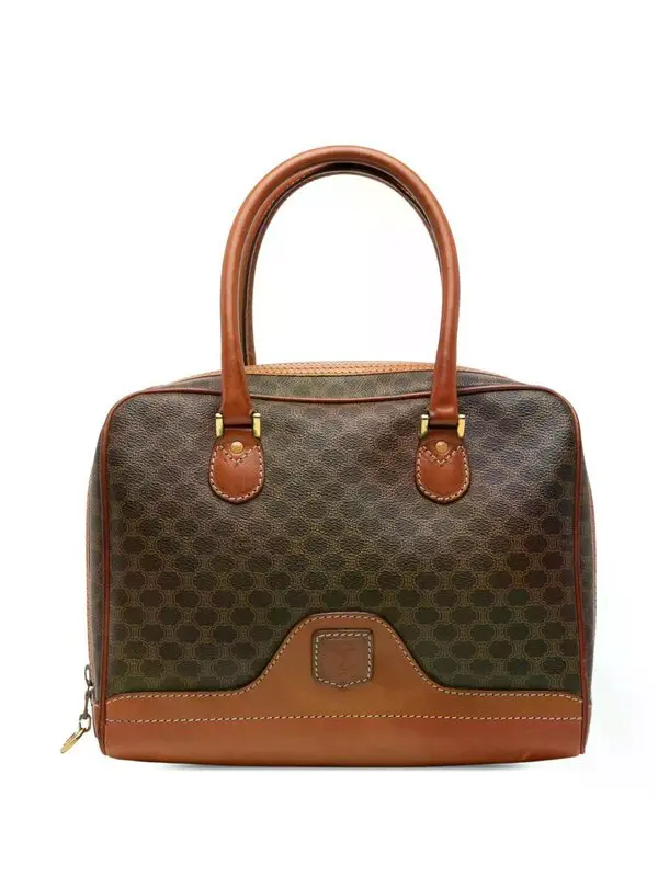 Celine 2007 Macadam Coated Canvas Handbag